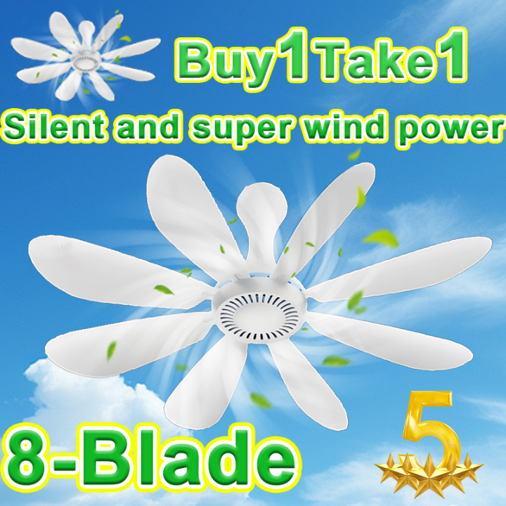💥Stronger wind than six-blade fan💥 Ceiling Fan 8 blades 8 blade celling ...