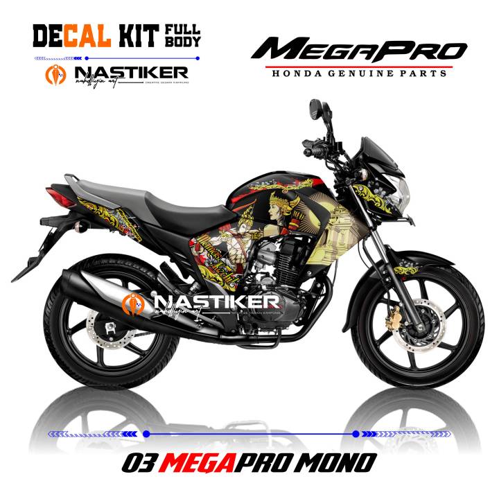 decal kit honda megapro mono full body wayang - stiker decal mega pro ...