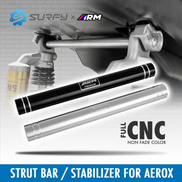 ARM AEROX V1 V2 Strutbar Stabilizer Bar For Rear Shock CNC Aluminum ...