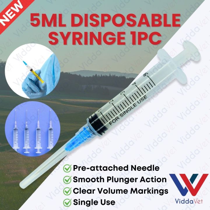 5ml Royal Disposable Syringe PrecisionGlide Syringe individual sterile ...