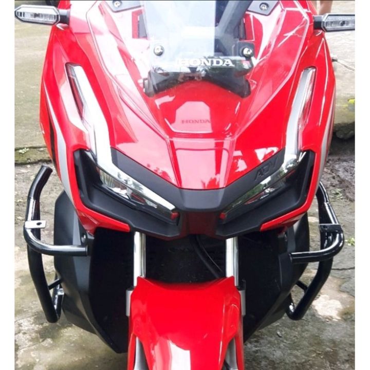 Honda Adv 150 - Half Crash Guard with Led Bracket with Powder Coating | Lazada PH
