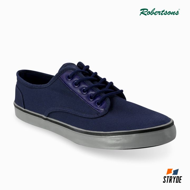 Robertsons Canvas Men's Shoes Zoro Navy | Lazada PH