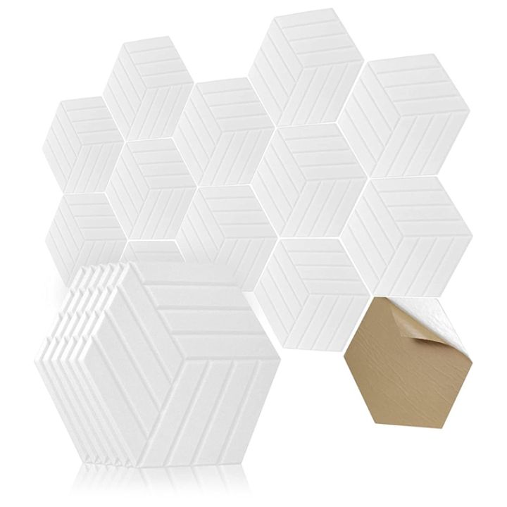 Hexagon Sound Proof Panels 12 Pcs Acoustic Panel, Sound Dampening Panel ...