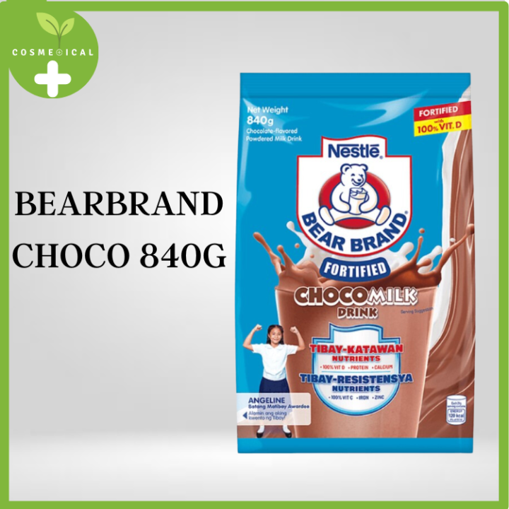 BEAR BRAND FORTIFIED MILK 135G BEAR BRAND FORTIFIED CHOCOLATE MILK 840G ...