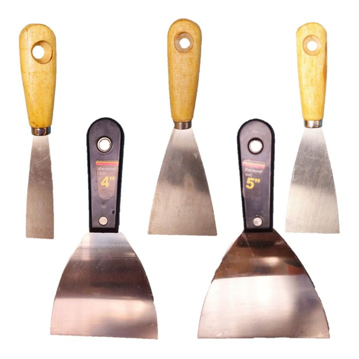 Paint Scrapper / Putty Knife with Handle - Size 1 to 5 | Lazada PH