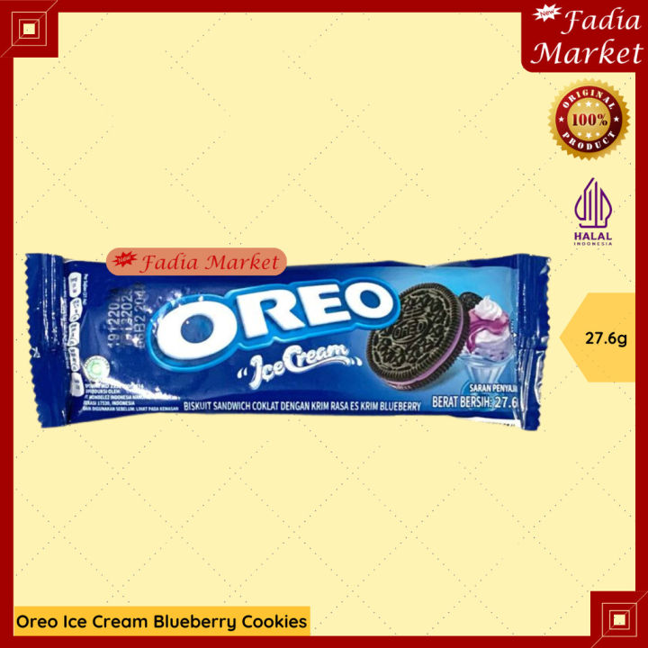 Oreo Ice Cream Blueberry Cookies Snack Cemilan Kue Lebaran Ramadhan ...