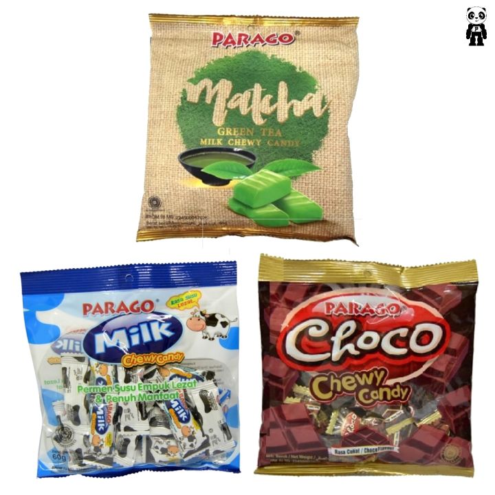 Permen Parago Chewy Candy Permen Lunak Rasa Susu Coklat Matcha | Lazada ...