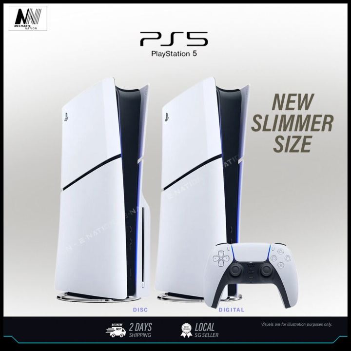 Sony PlayStation 5 PS5 | PS5 Slim Console | Digital Version | Disc ...