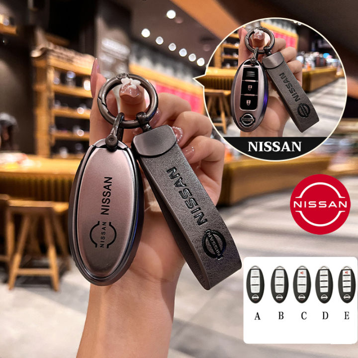 NISSAN key case for np300 juke almera kicks keychain March Cube Pulsar ...