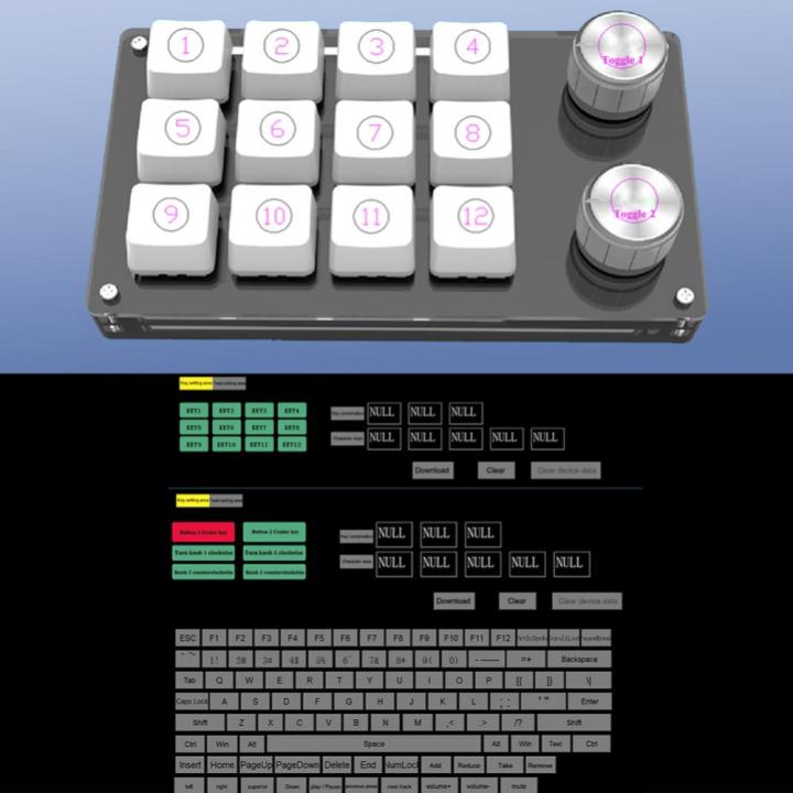 Programming Macro Custom Knob Mini Keyboard RGB 3 Key Copy Paste Button ... Programming Macro Custom Knob Mini Keyboard RGB 3 Key Copy Paste Button ...