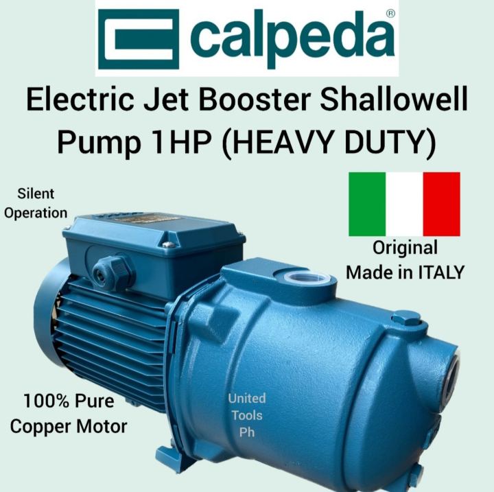 CALPEDA Electric Jet Booster Shallowell Pump 1HP MADE IN ITALY Heavy ...