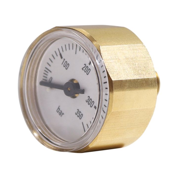 ED 28mm Dial Precision Air Pressure Gauge Manometer 350Bar with 1/8 ...