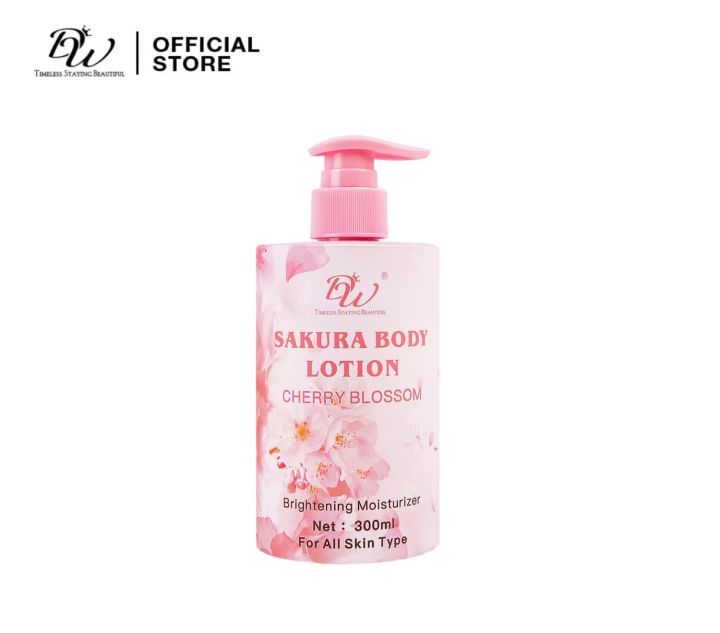 DW Sakura SPF30 PA+++ Body Lotion Cherry Blossom Moisturizer Lotion ...