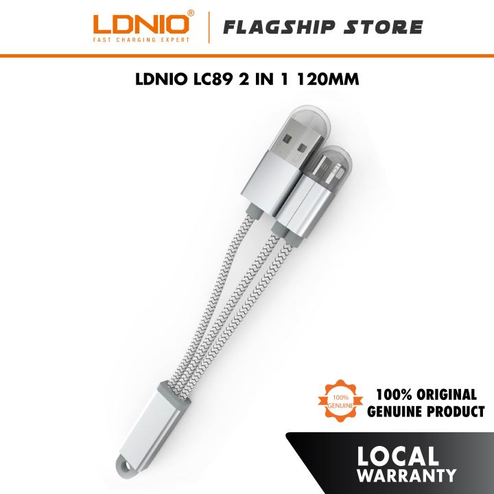 LDNIO LC89 High Speed 2in1 Data Micro USB Android Ring Cable ...