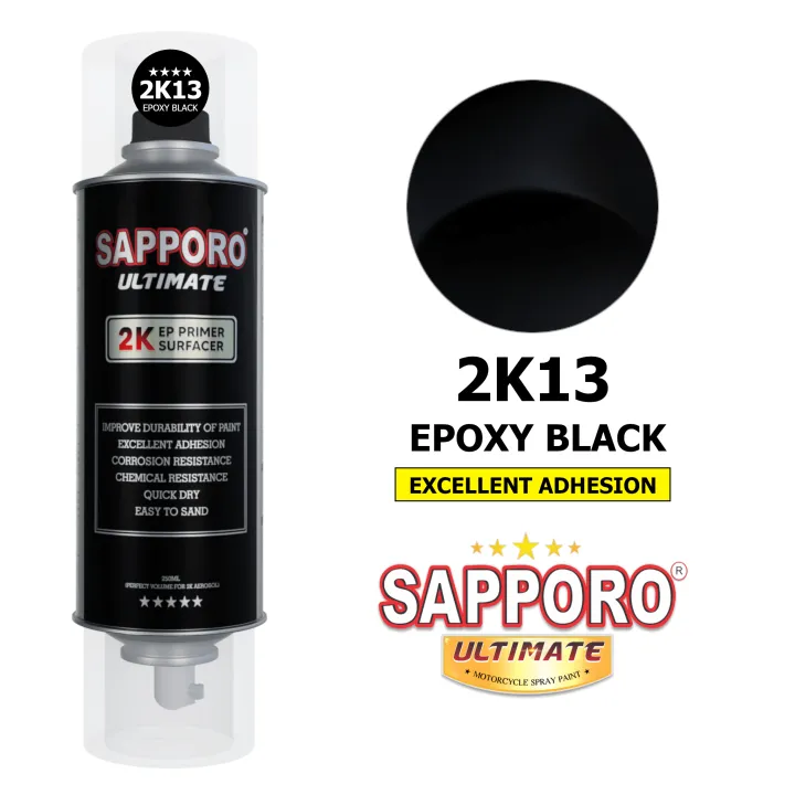 Pilox Cat SAPPORO ULTIMATE 2K13 Epoxy Black 250 ml | Lazada Indonesia