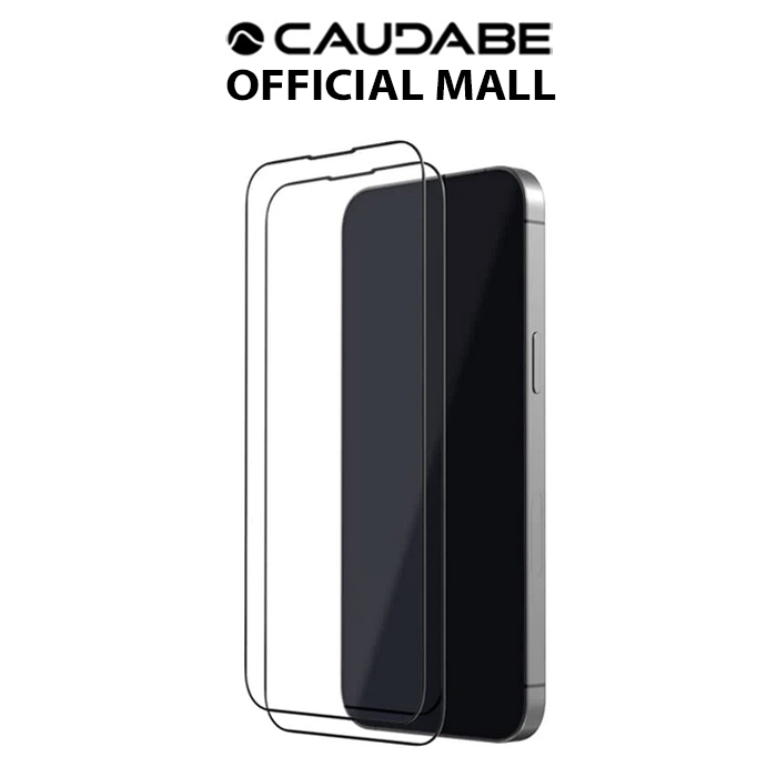Caudabe CrystalShield (Pack of 2) Tempered Glass Screen Protector for ...