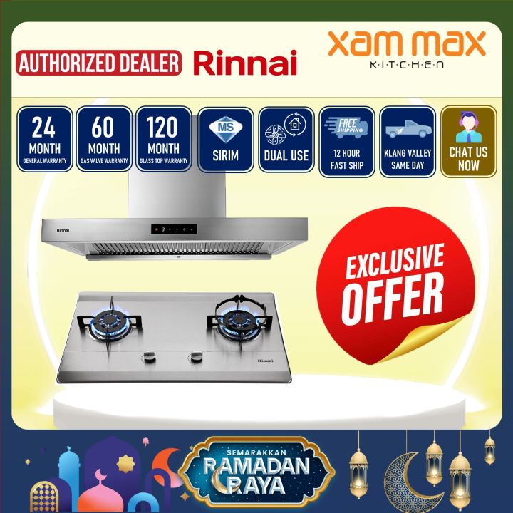 Rinnai Gas Hob - RB712NS Built-In / Free-Standing Gas Hob 2 Burner | RB ...