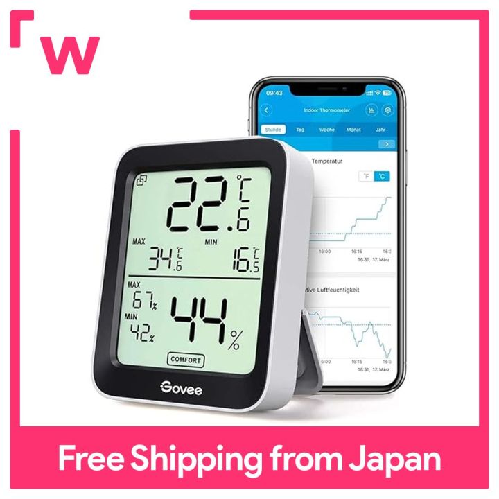 Govee Thermometer Hygrometer Thermometer Hygrometer Bluetooth Digital ...