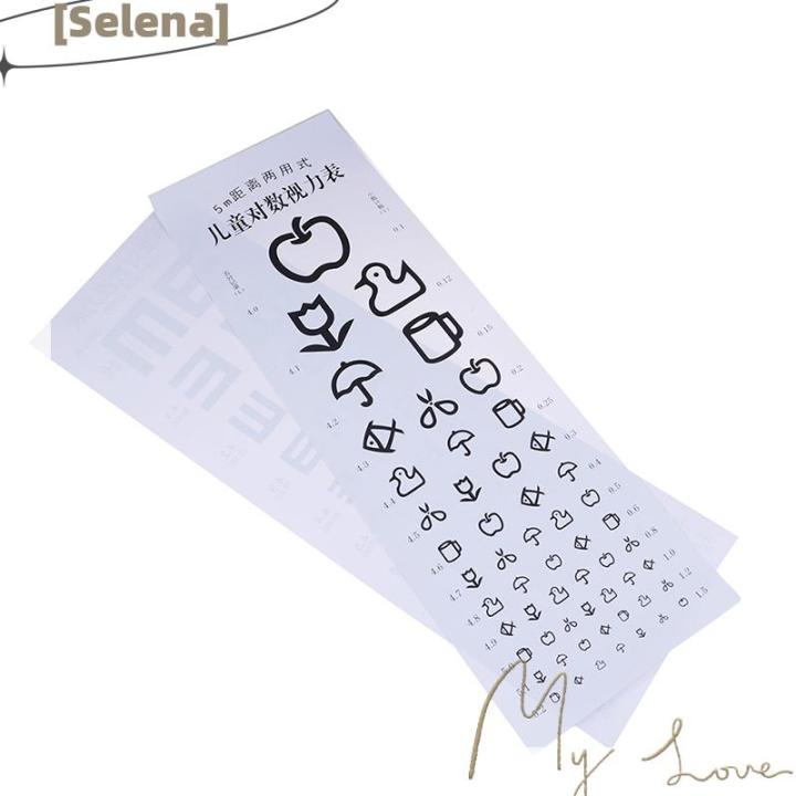 [Selena] Wallmounted Waterproof Eye Chart Testing Cahrt Visual Testing ...