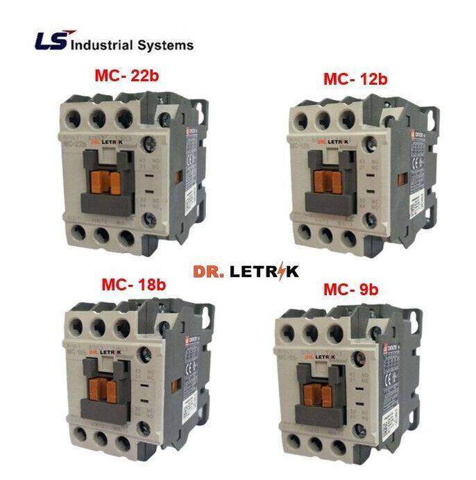 LS Metasol AC Contactor 1No 1Nc MC-9B MC-12B MC-18B MC-22B MC-32A MC-40A MC-50A [ 240V / 415V ...