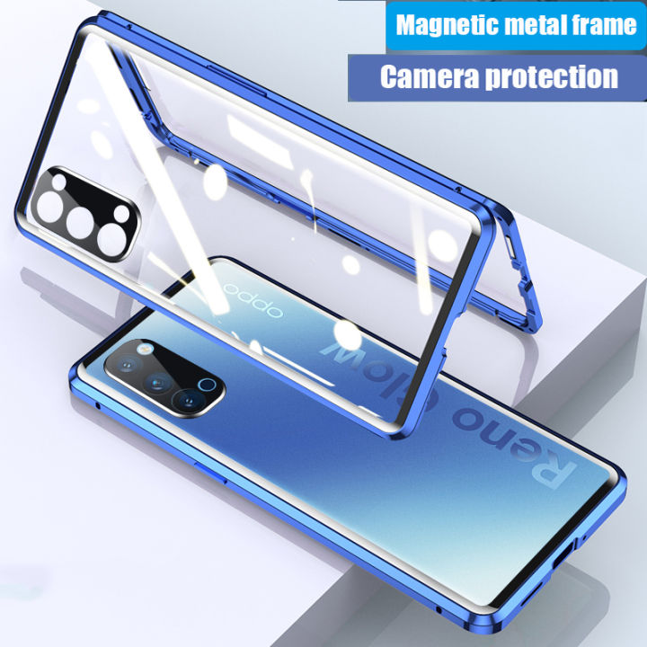 360คลุมทั้งหมดสำหรับ POCO F7 Pro กล่องโลหะแม่เหล็กปกป้องเลนส์กระจกหน้าหลังแบบสองด้านพร้อมเคสล็อค ...