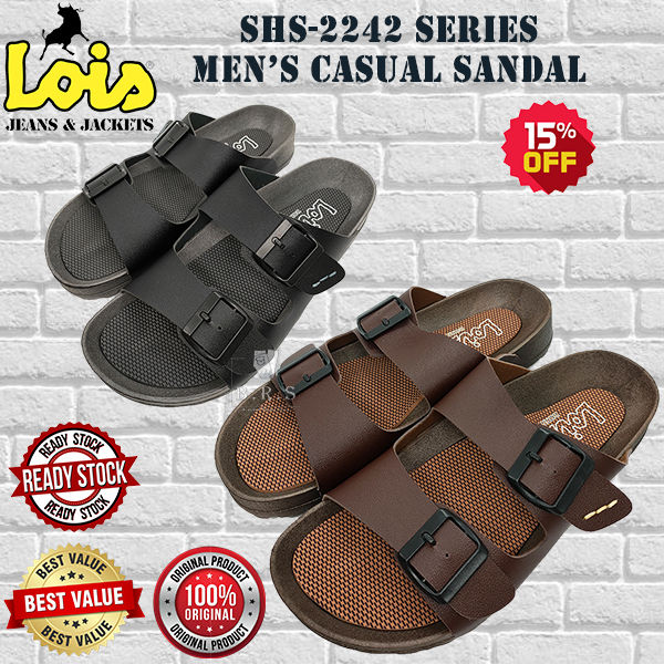 [ LOIS ] 男士休闲鞋 ORIGINAL LEATHER MEN'S CASUAL FLAT SANDALS / COMFORT ...