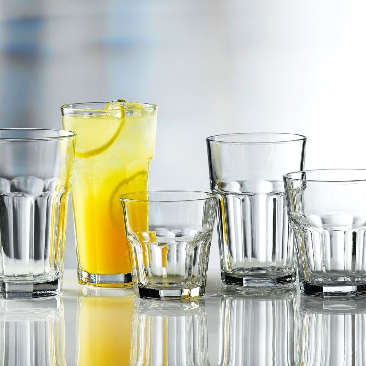 Boston Glass Tumbler/Highball Tumbler/Stackable Tumbler (12oz, 13.3oz ...