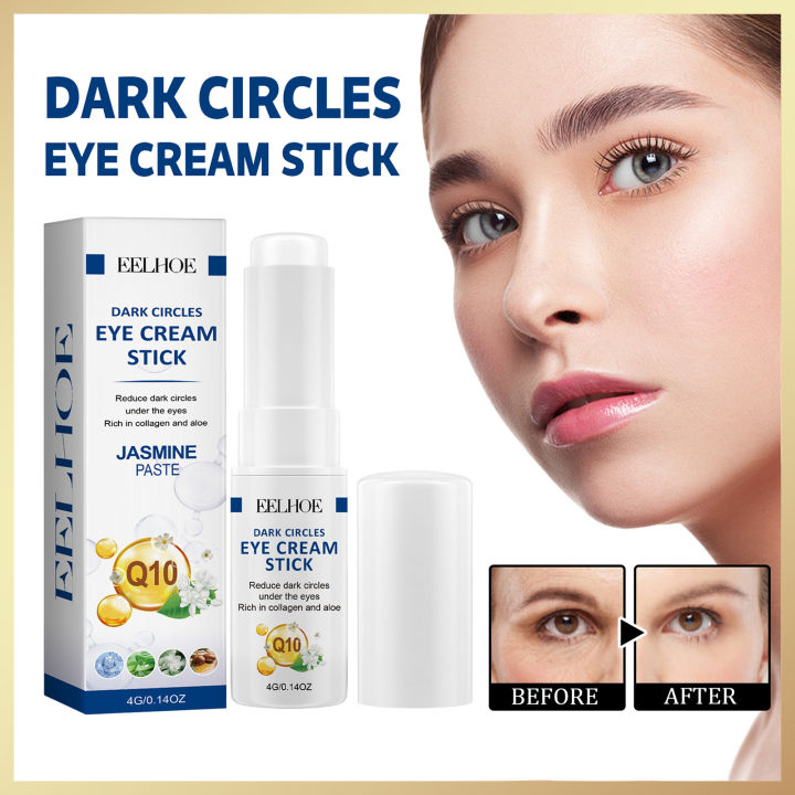 EELHOE Anti-Wrinkle Eye Cream Retinol Anti Remove Dark Circles Eye Bags Stick Fade Fine Line ...