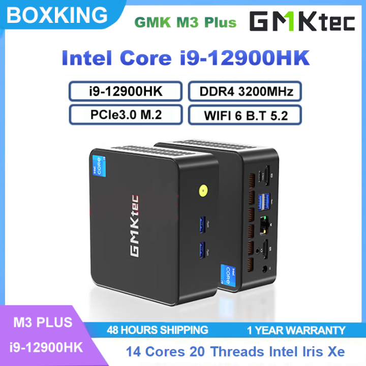 GMK M3 Plus Intel Core i9-12900HK DDR4 PCIe3.0 WIFI6 BT5.2 Office MINI PC | Lazada.co.th