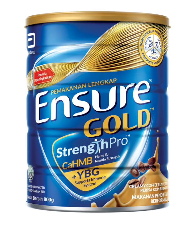 ENSURE GOLD +YBG POWDER (COFFEE) 850g | Lazada