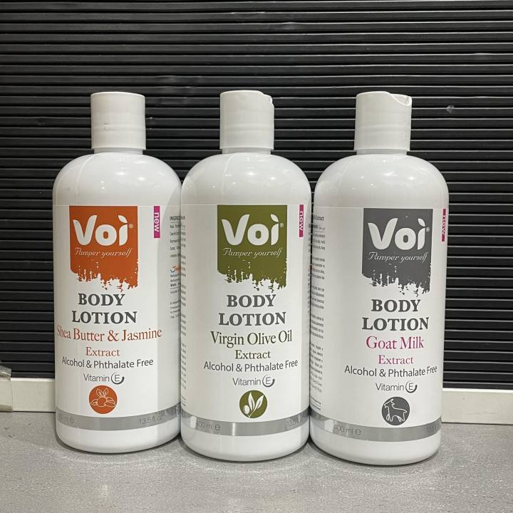 Voi Body Lotion Virgin Olive Oil Extract/Goat Milk Extract/Shea Butter ...