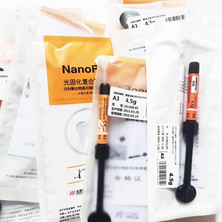 4.5g/pcs light curing composite A1 A2 A3 A3.5 Dental filling and ...