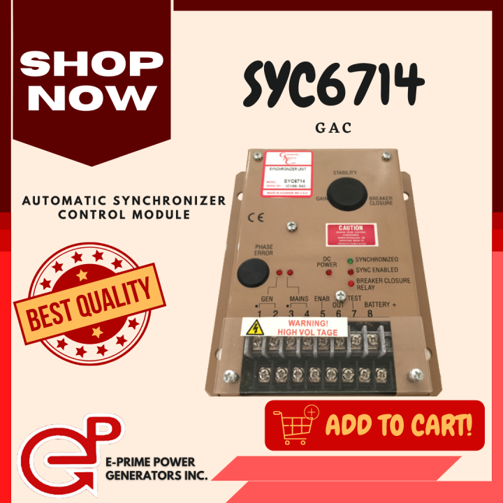 SYC6714 (Automatic Synchronizer Control Module) | Lazada PH