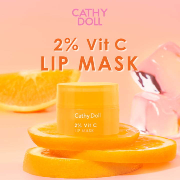 Cathy Doll 2%ไฮยาลูรอนลิปมาสก์ 4.5g ลิปมาสก์บำรุงริมฝีปาก เติมร่องปาก ...