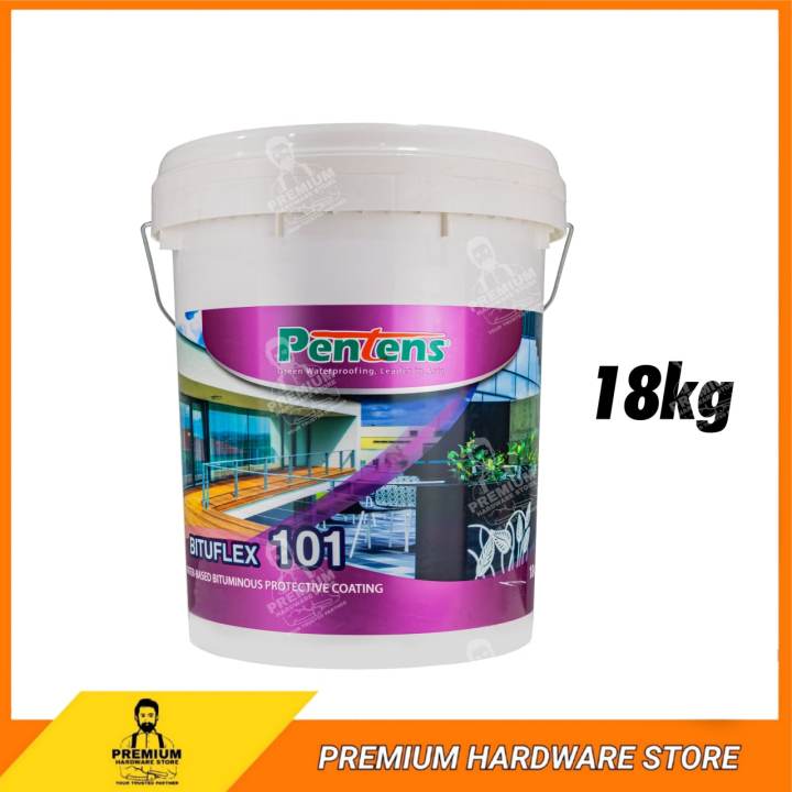 PENTENS Bituflex 101 Water-Based Bituminous Protective Coating 18KG ...