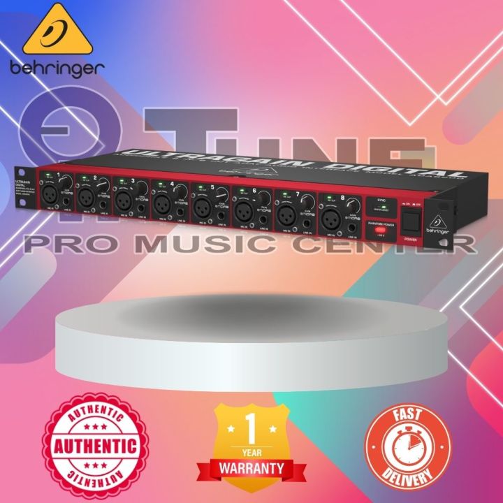BODEGA SALE BEHRINGER ULTRAGAIN DIGITAL ADA8200/black | Lazada PH