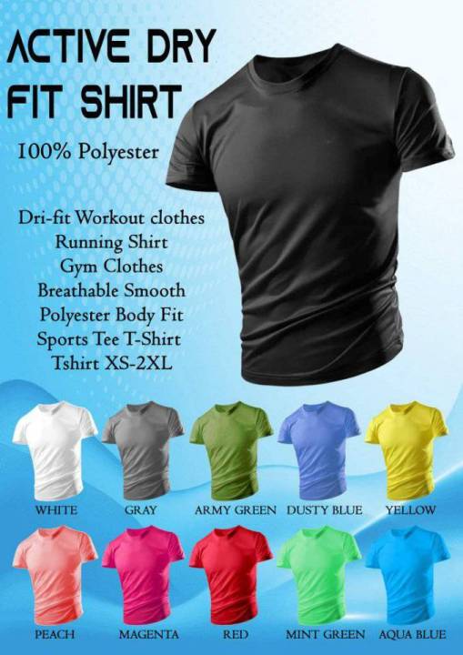 ACTIVE DRY FIT PLAIN COLOR | Lazada PH