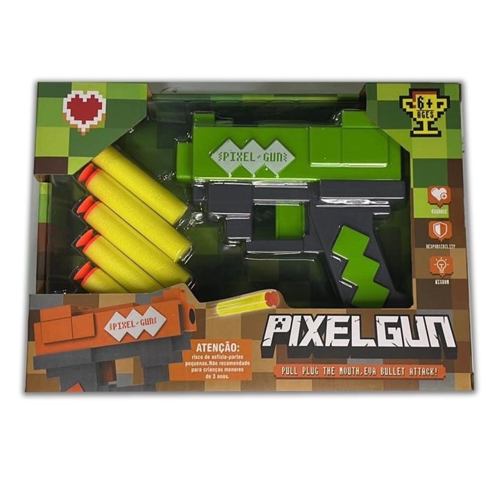 Minecraft Soft Bullet Shooting Toys For Children (No Harm) | Lazada PH