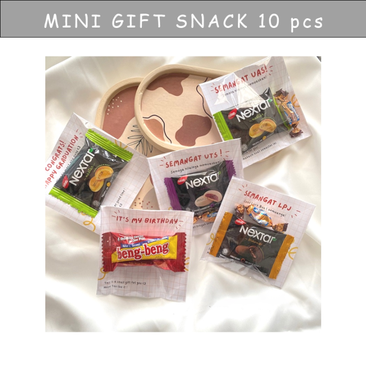 MINI GIFT SNACK 10 pcs / mini gift snack 1 kelas / gift snack mini ...