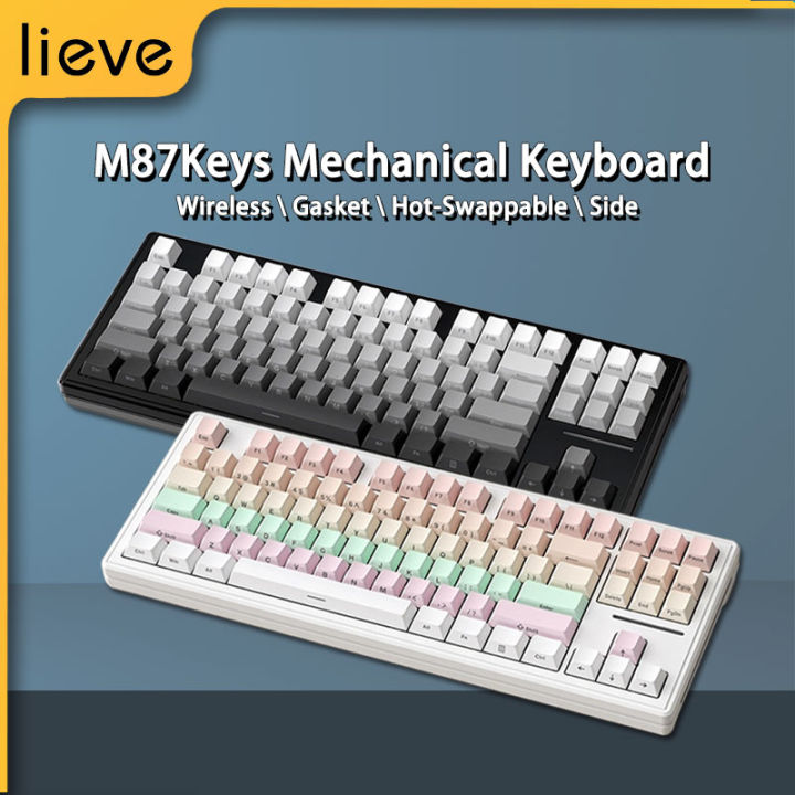 Tri-Mode Gaming Mechanical Keyboard Wireless BT Side Gasket Hot ...