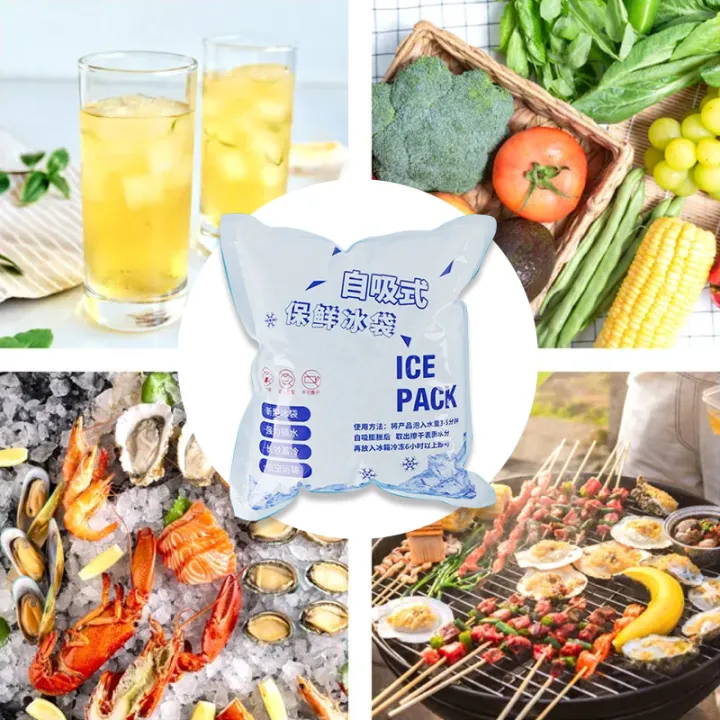 20pc Leak Proof Refrigerant Pack Non Toxic Ice Bag Food Fresh Cooler ...