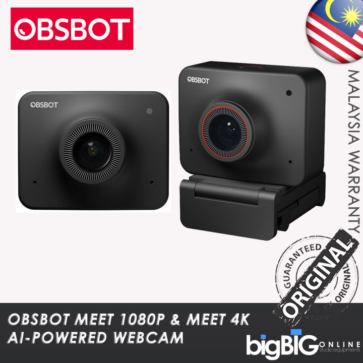 OBSBOT Meet 1080 Edition and Meet 4K Edition Ai-Powered Webcam | Lazada