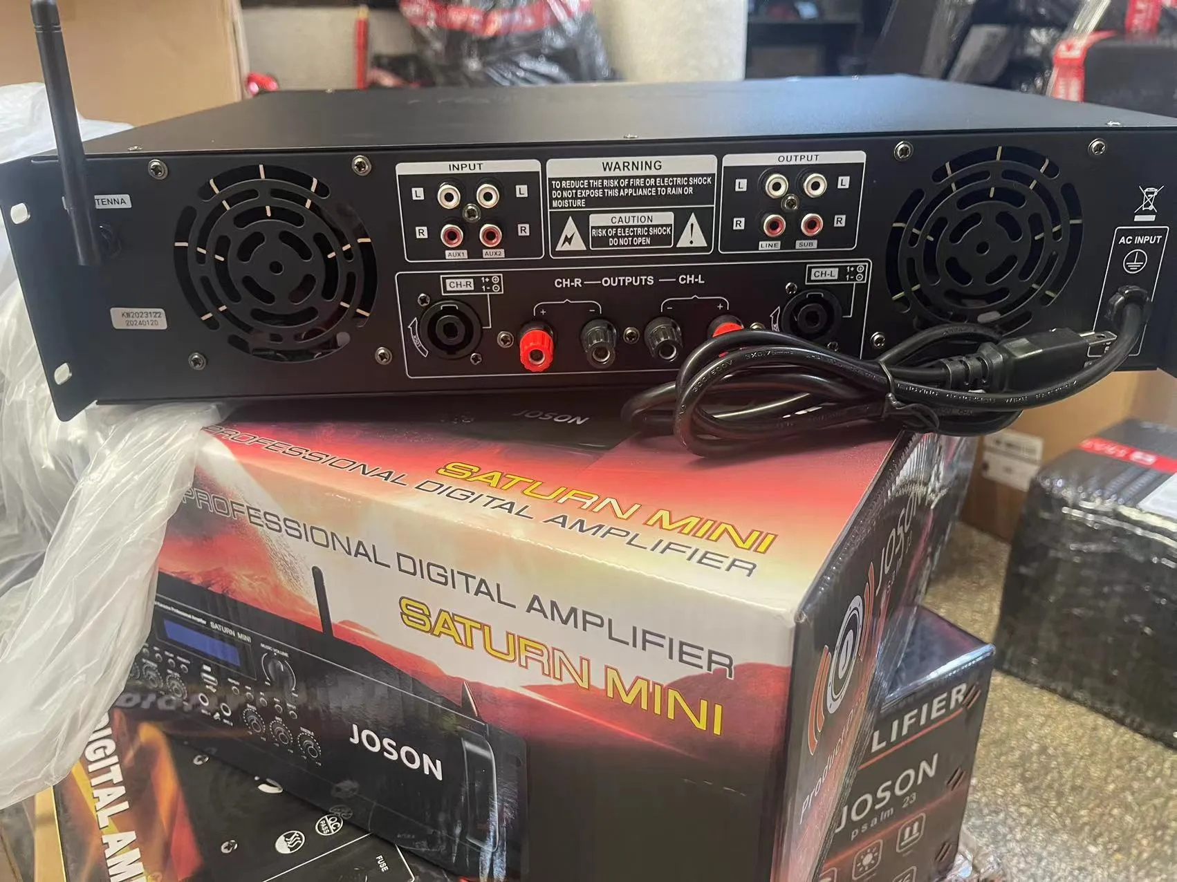 JOSON SATURN MINI Professional Digital Power Amplifier 1350W PMPO USB ...