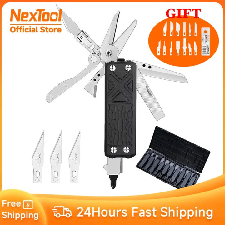 Nextool E1 Pocket multitool 10in1 folding s plier saw Outdoor Hiking ...