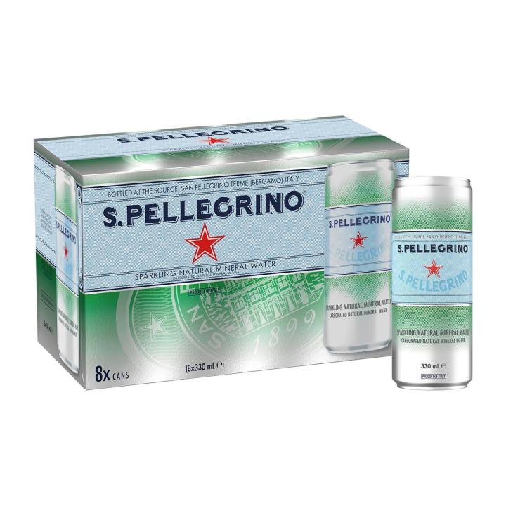 San Pellegrino Natural Mineral Sparkling Water 8 x 330ml | Lazada Singapore