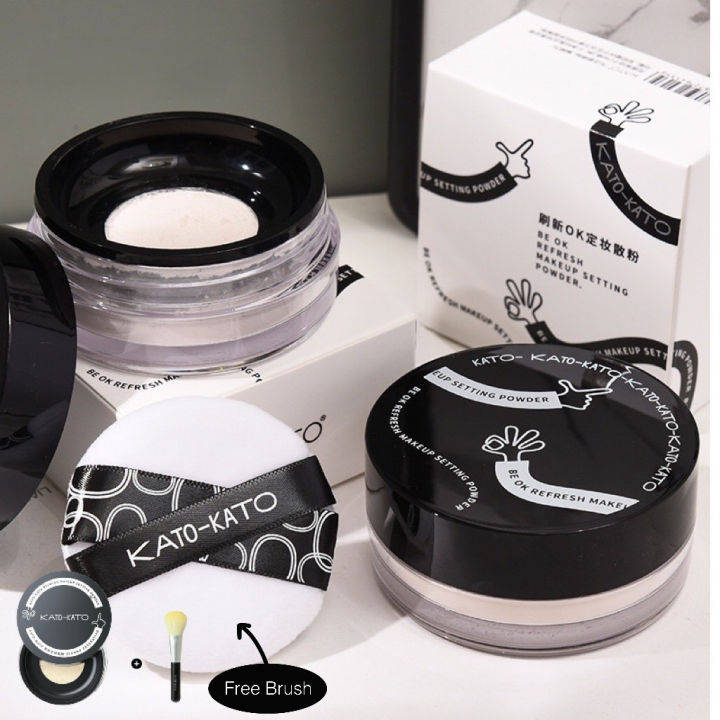 KATO散粉控油定妆持久防水蜜粉 Face Powder | Lazada