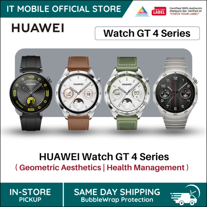HUAWEI WATCH GT 4 Smartwatch | Geometric Aesthetics | Health Management ...