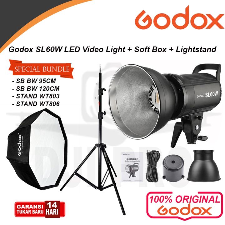 GODOX SL60W VIDEO LED BOWENS MOUNT SL60 W SL 60W WHITE LED | Lazada ...