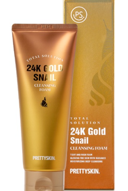 Prettyskin Total Solution 24k Gold Snail Cleansing Foam 150 ml | Lazada PH
