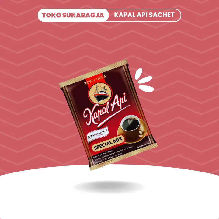 Kopi Kapal Api Special Mix Minuman Kopi Bubuk Gula Instan Sachet 23 gr ...